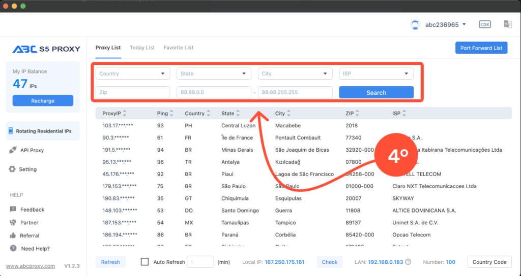 ABC Proxy no Lauth – Lauth